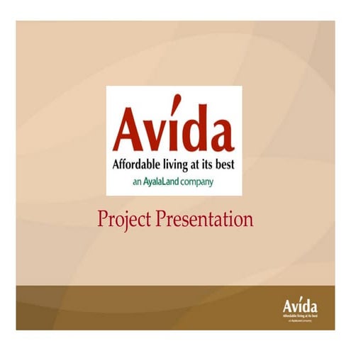 Avida Towers Asten Presentation kit | PDF