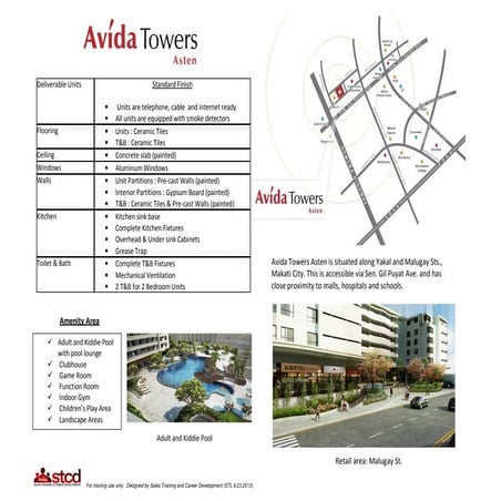 Avida Towers Asten Tower 1 fact sheet | PDF
