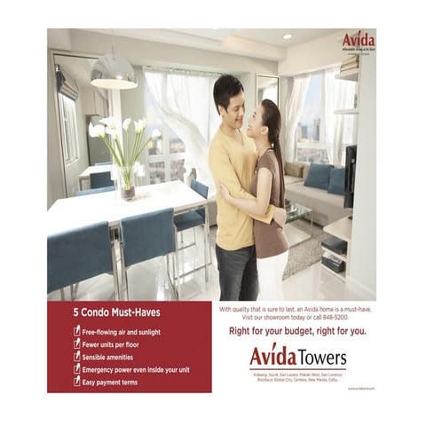 Avida Towers City Flex, BGC Project Overview | PPT