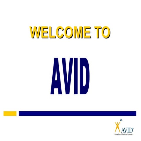 AVID overview 2015 | PPT