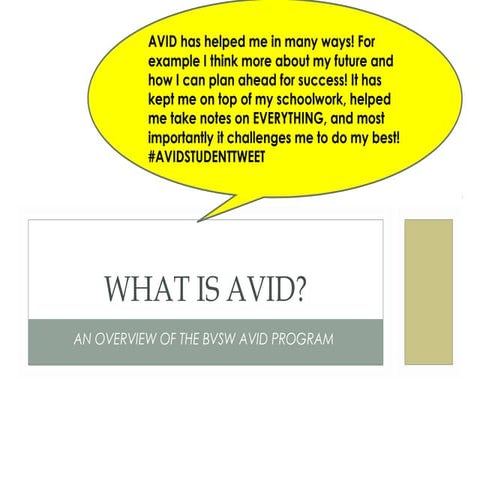 Avid parent meeting | PPT