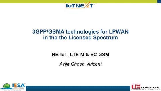 3gpp standards_for_iot | PPT
