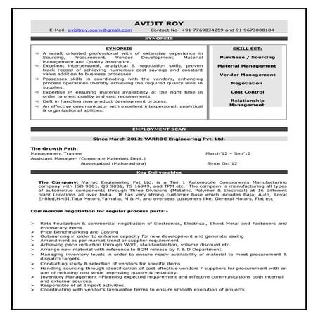Avijit Roy_Resume | DOC
