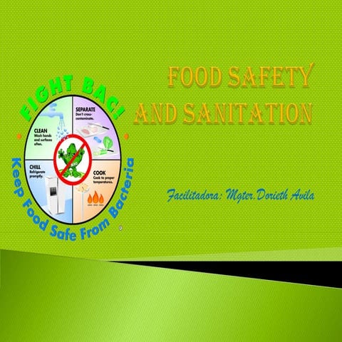 Food Safety and Sanitation | PPT