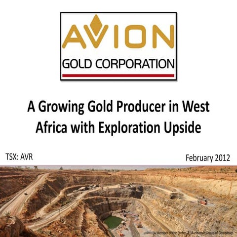 Avion Gold Corporate Presentation | PDF