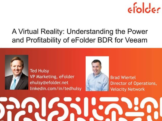 Efolder presentations