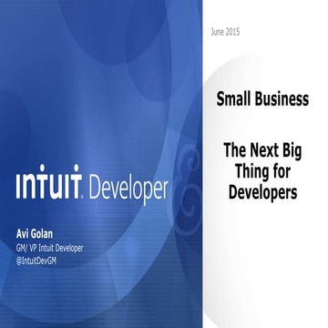 Intuit Partner Platform Overview | PDF