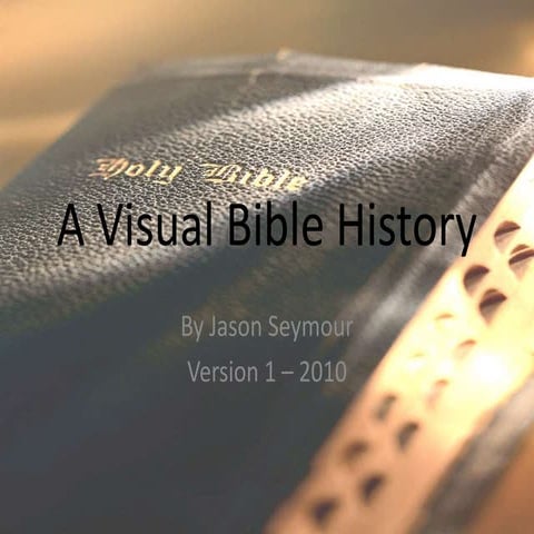 A visual bible history old testament | PPTX