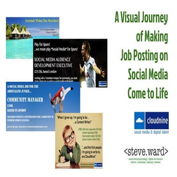 A visual journey of making job posting on social media come to life | PPT