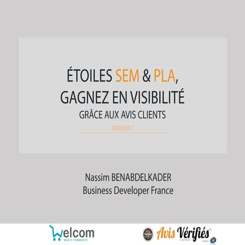 Avis vérifiés e-commerce avec Welcom | PDF