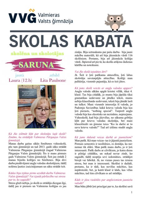 Skolas kabata 2022 septembris | PDF