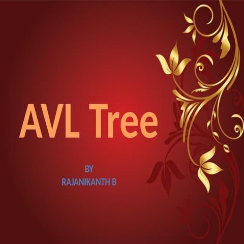 AVL Tree in Data Structure | PPTX