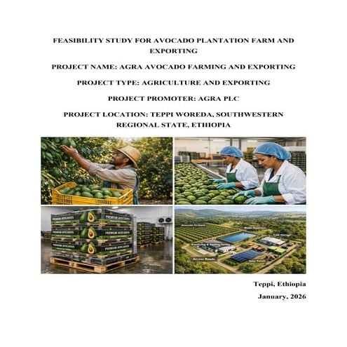 Fruit Production Farming and Exporting Project Proposal in Bahir Dar ...