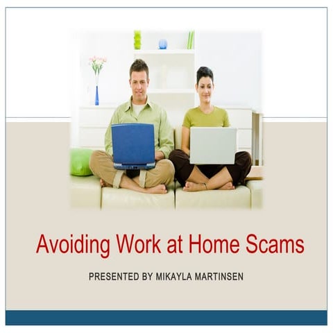 Scam types and its avoidance | PPT