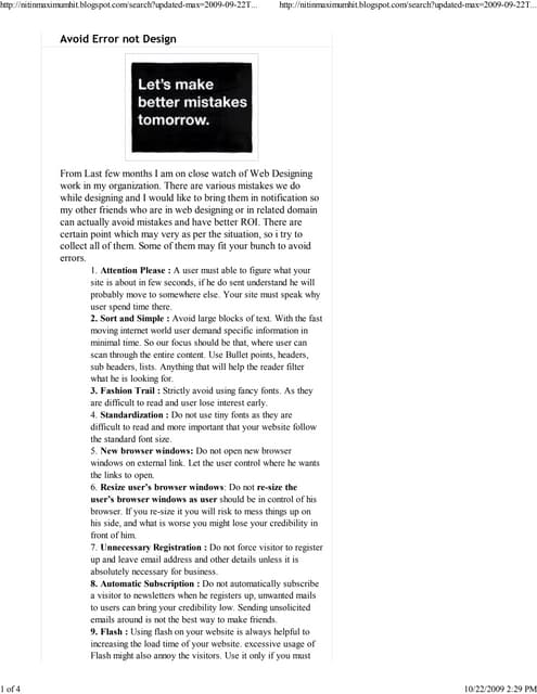 Avoid Error Not Design | PDF Avoid Error Not Design | PDF