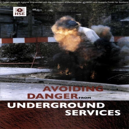 HSG47 Avoiding Danger From Underground Services (HSE 3rd Edition 2014 ...