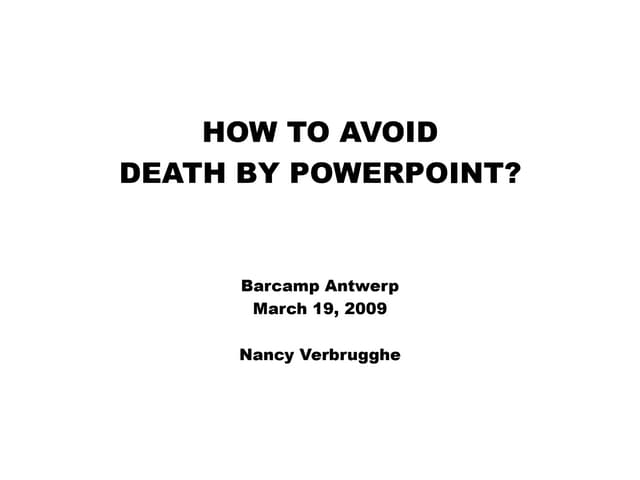 Death By PowerPoint