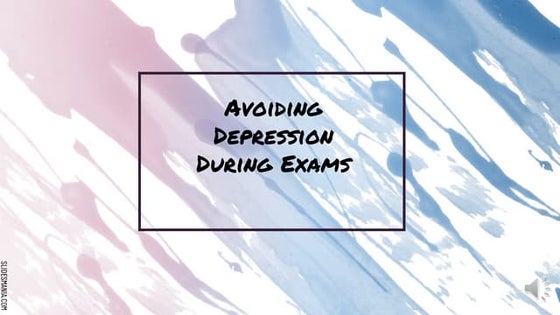 Ways To Avoid Depression During Writing Within The Deadline | PPT