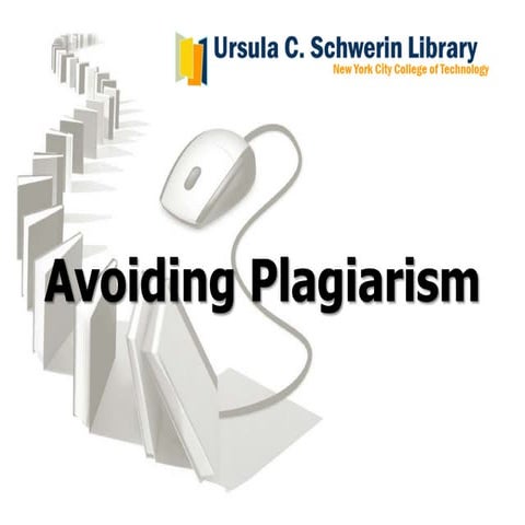 Citing, referencing and avoiding plagiarism | PPTX
