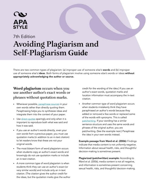 Plagiarism vs. paraphrasing | PPTX