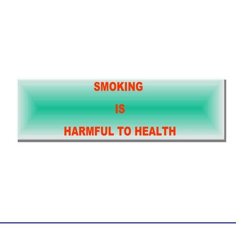 Avoid Smoking | PPT