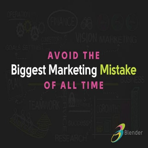 Avoid The Biggest Mistake in Marketing Strategy Planning | PPT