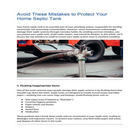 EPA Septic Smart Week | PDF