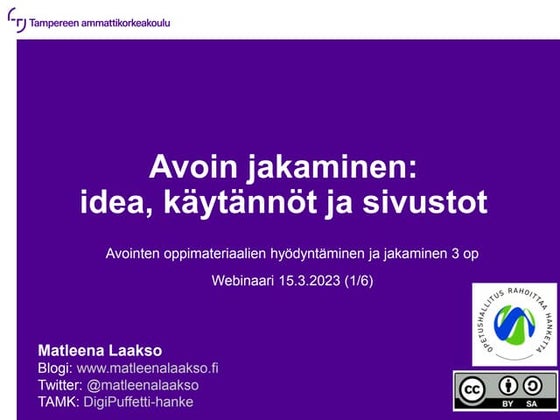 Metropolia OpenCourseWare | PPT