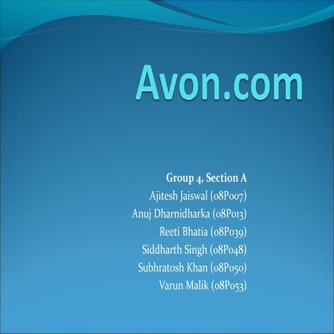Avon Presentation | PPT