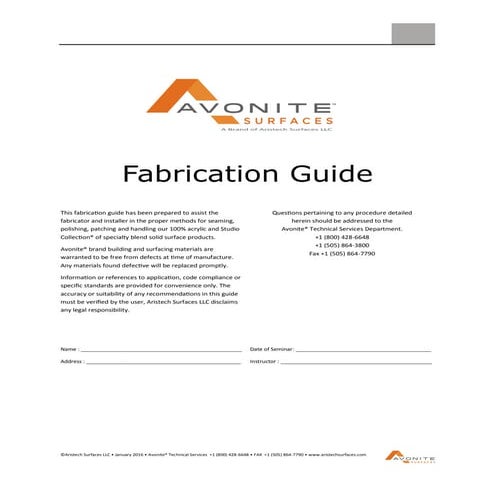 Fabricators Guide | PDF | Skin Care | Beauty