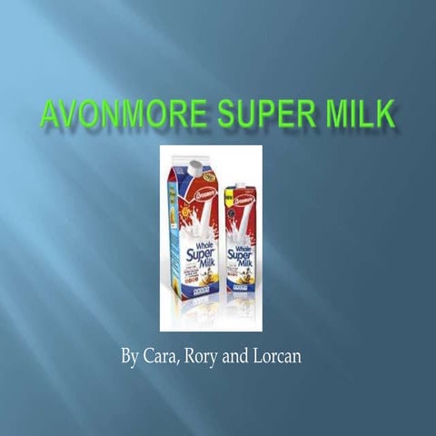 Avonmore supermilk | PPT