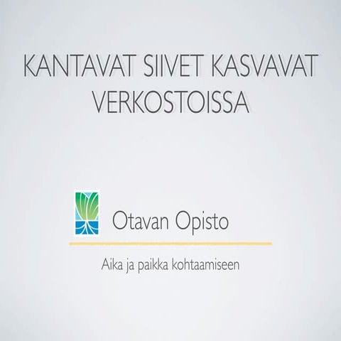 Otavan Opiston Esittely | KEY