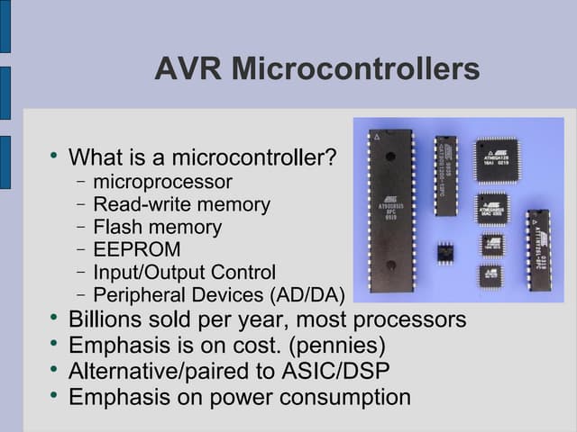 Tutorial On Avr Atmega8 Microcontroller Architecture And Its Applica…