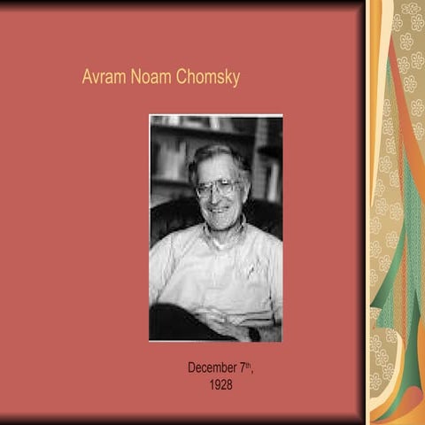 Avram noam chomsky | PPT
