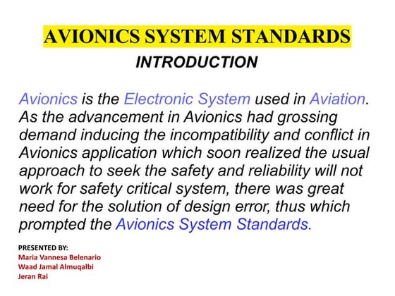 AVIONICS | PPT