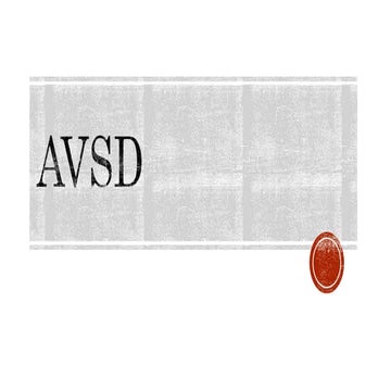 AVSD.pptx | Pregnancy | Reproductive Health