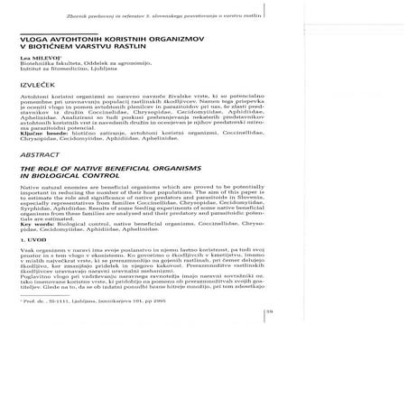 Avtohtoni koristni milevoj_01 | PDF