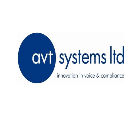 AVT Systems Ltd - Solutions & Services | PPT