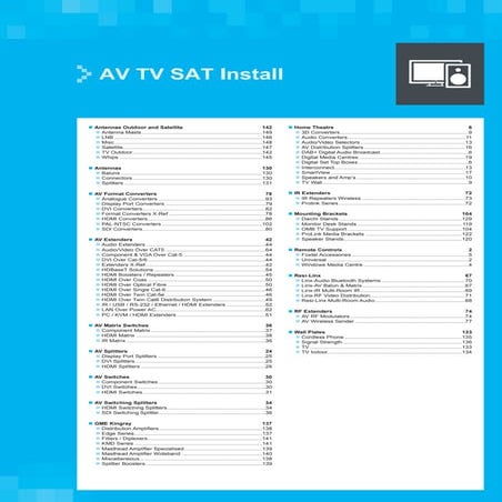 Av tv sat install | PDF