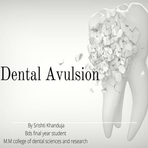 dental avulsion.pptx