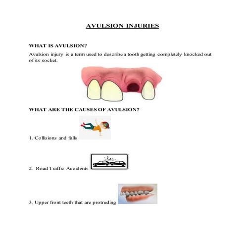 Avulsion injuries blog | DOCX