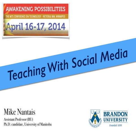 Teaching With Social Media v2 | PPT