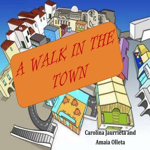 A walk in the town | PPTX