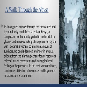 A Walk Through the Abyss(Modern World).pptx