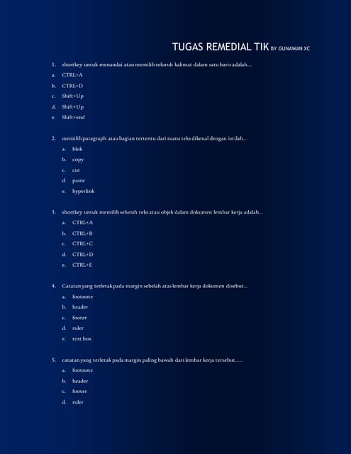 Soal ukk semester 2 | PDF