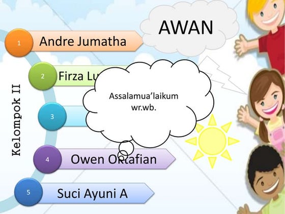 PRESENTASI AWAN untuk sekolah dasar .ppt