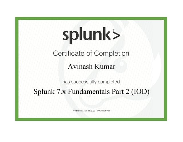 Splunk Fundamentals - 2 | PPT Splunk Fundamentals - 2 | PPT