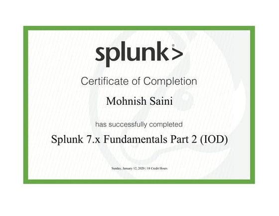 Splunk Fundamentals Part 1 | PDF