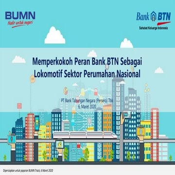 Award bumn 2020 bank btn | PPT
