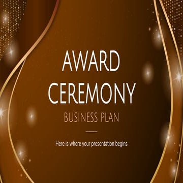 Award Ceremony Business Plan by Slidesgo.pptx